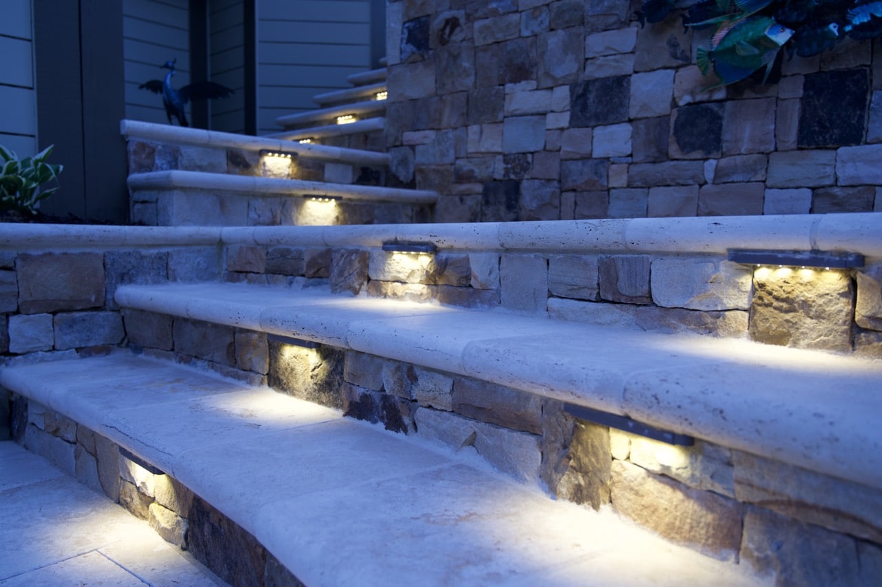 Improve Your Safety With Outdoor Step Lights | Georgia Lightscapes